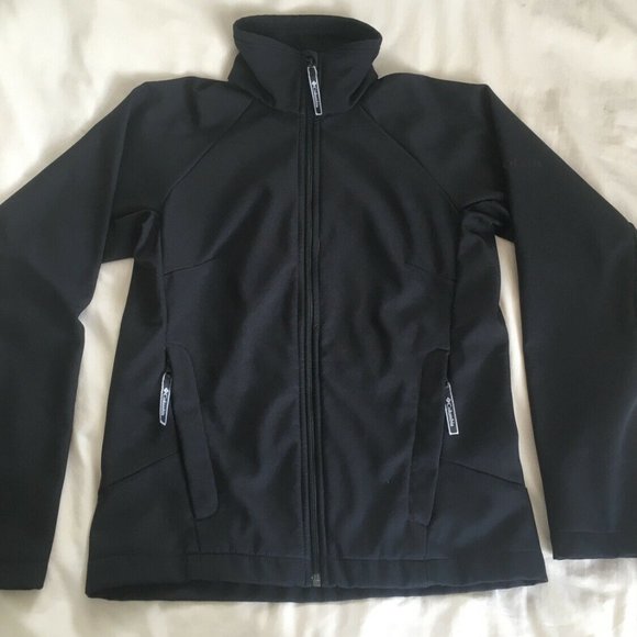 Columbia | Jackets & Coats | Black Columbia Jacket Zip Up Soft Shell ...